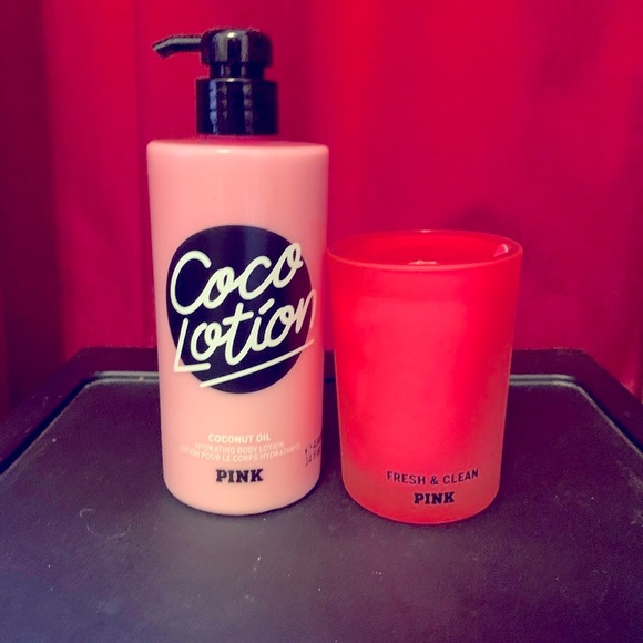 PINK Victoria's Secret | Skincare | Nwt Pink Coco Lotion Scented Candle ...